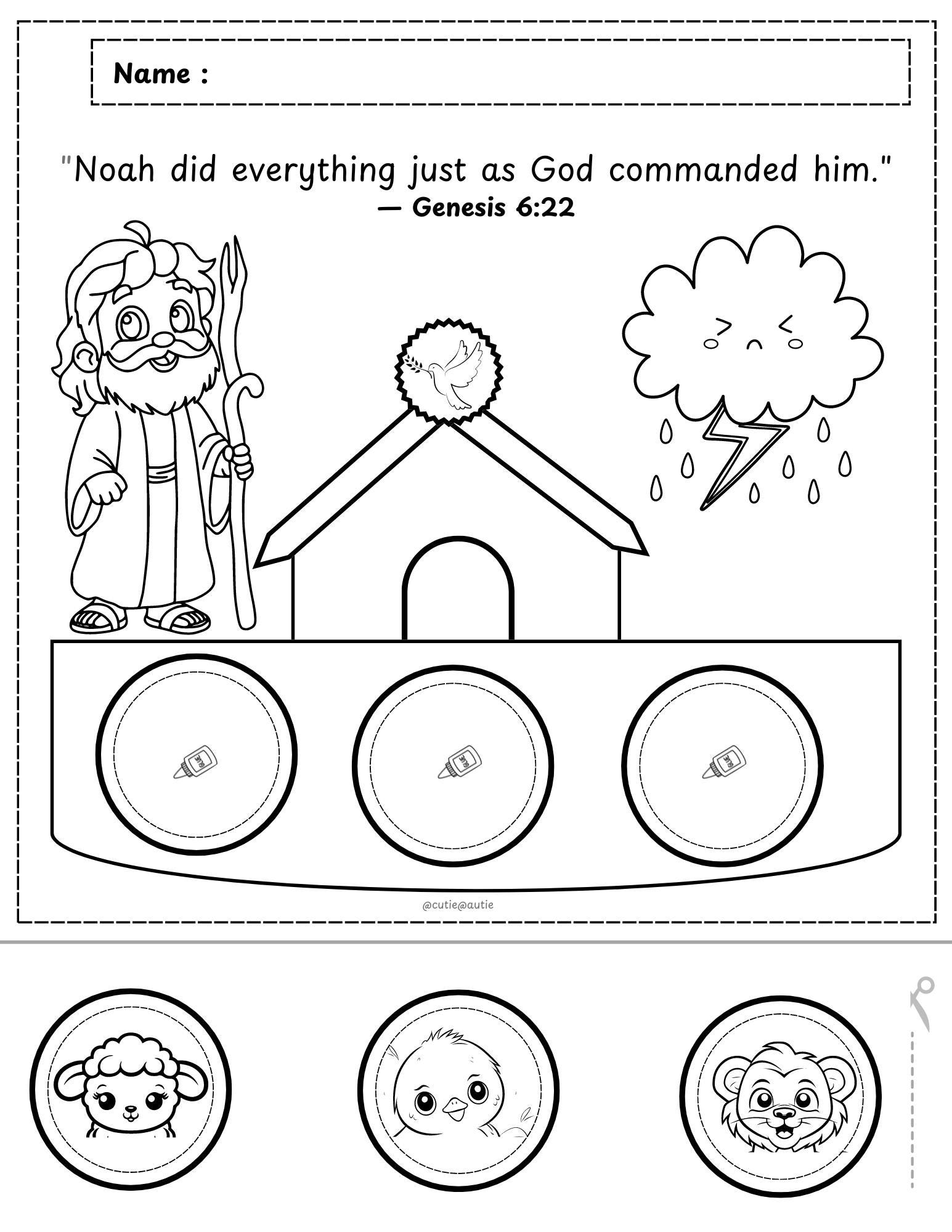 Noah’s Ark Activity Pack: Stories, Worksheets, and Fun for Kids"24 ...