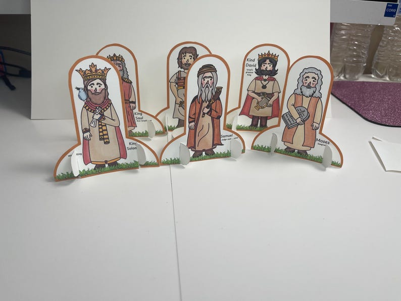 Leaders of the Bible Set:coloring and Paper Dolls, Sunday School 6 ...