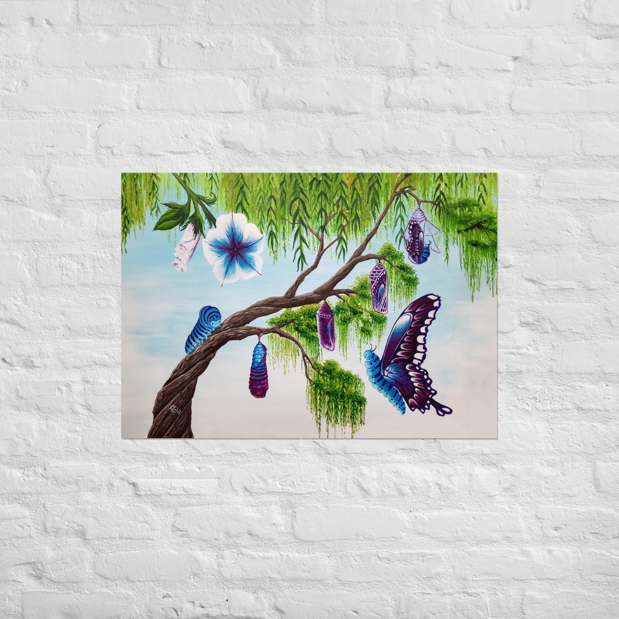 Butterfly Transformation Poster | Motivational Back to School Classroom ...