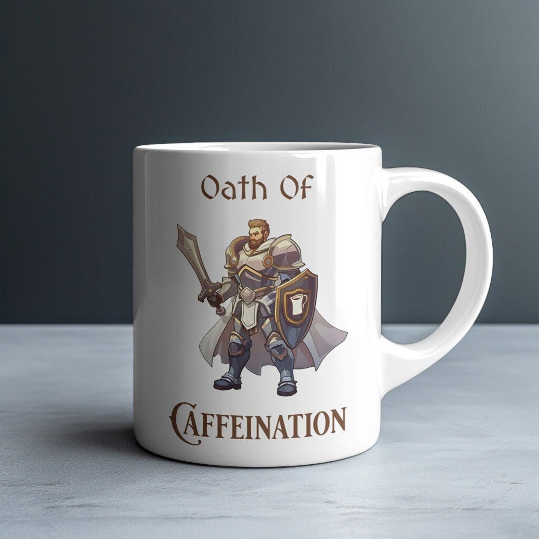 Paladin Mug 11oz, Gift for Dnd Players and Coffee Lovers - Etsy