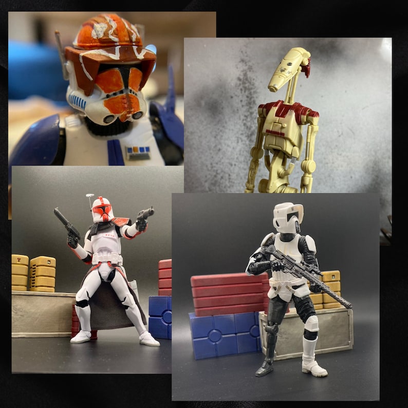 Custom Black Series Action Figure 1:12/6" Scale - Made to Order MESSAGE ...