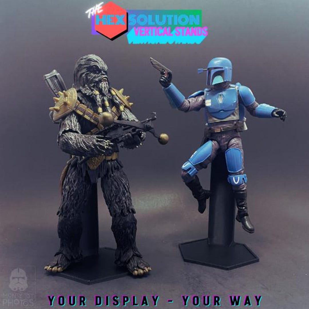 Action Figure Stands Hex Solution Action Figure Vertical Balance Stands ...