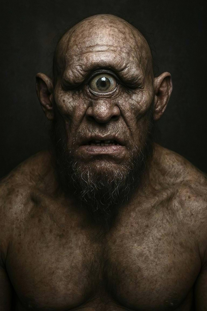 Mythical Characters: Polyphemus, the Cyclops. A Digital Image by ...
