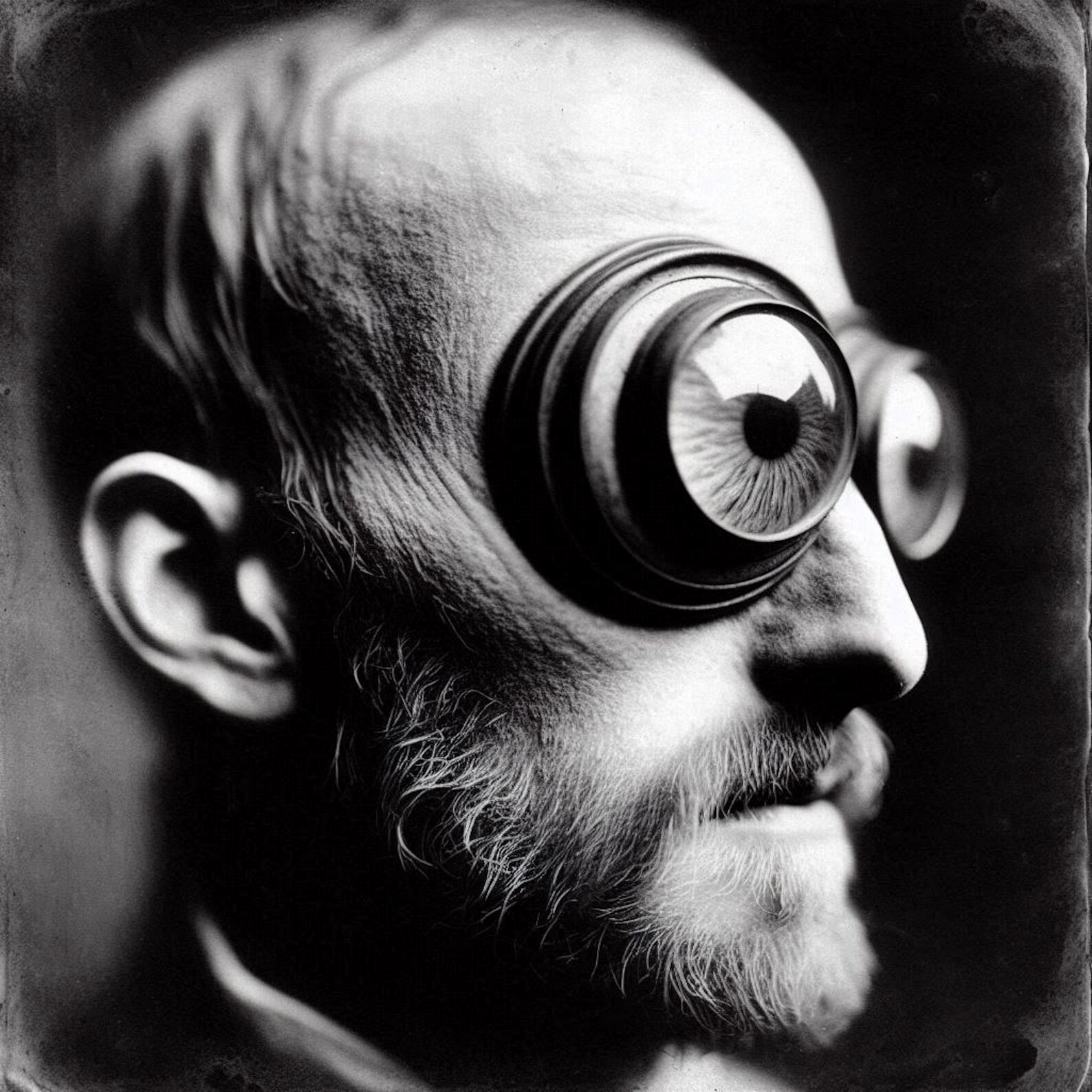 Steampunk Series: Sir Reginald Steampunk. A Black and White Digital ...