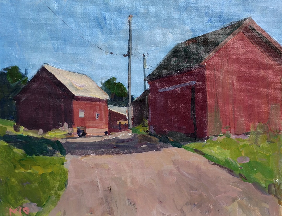 Warren Ct-original Signed Acrylic Painting 8x10 Inches by - Etsy