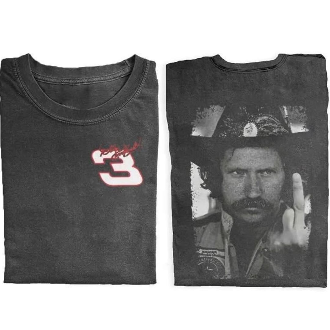 Racing Middle Finger T-shirt, 90s Nascar Shirt, Dale Earnhardt Tee ...