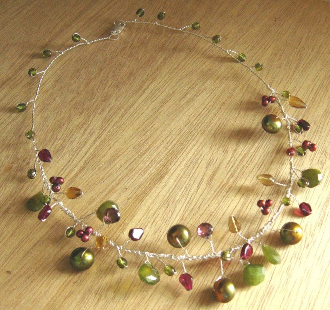 Beaded Branches Necklace Tutorial / Instructions - Etsy