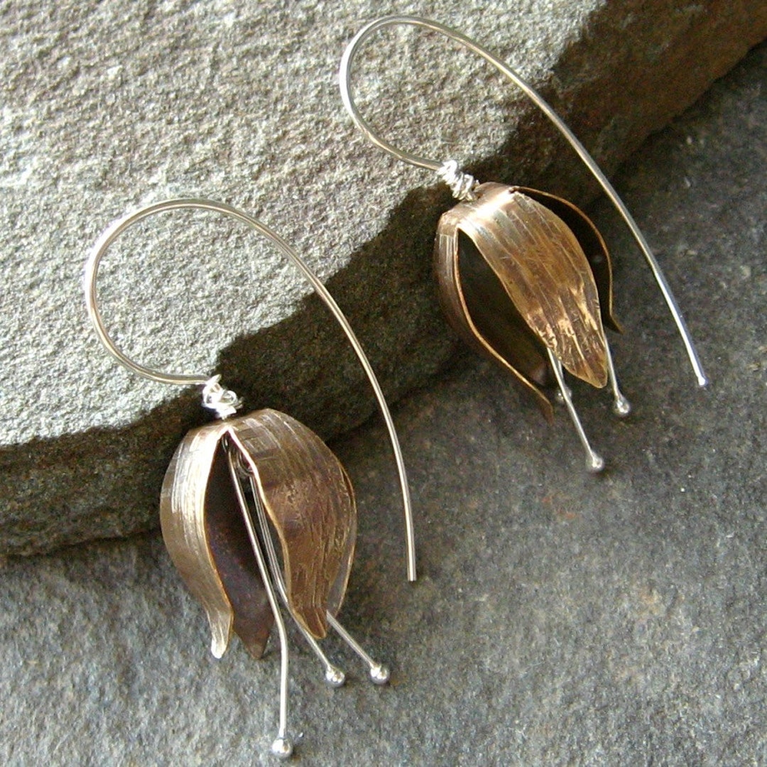 Flower Bud Earrings Tutorial / Instructions - Etsy