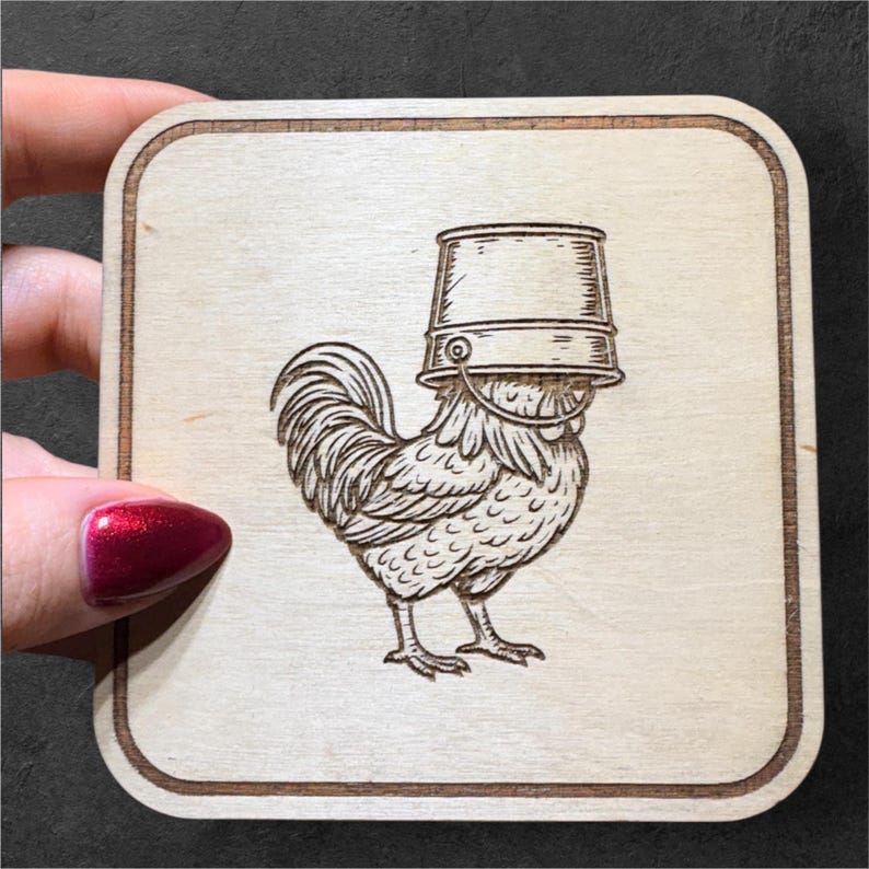 ARC Raiders Coaster Set| Video Game Coasters| Scrappy Rooster - Etsy