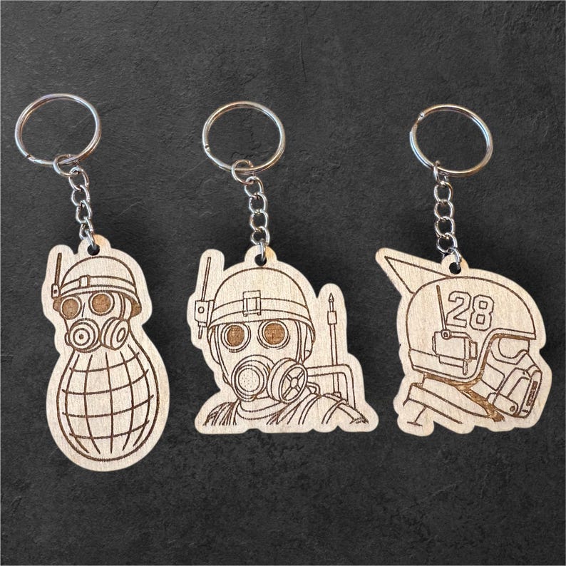 Arc Raiders| Video Games| Raider Helmets| Helmet Keychain - Etsy