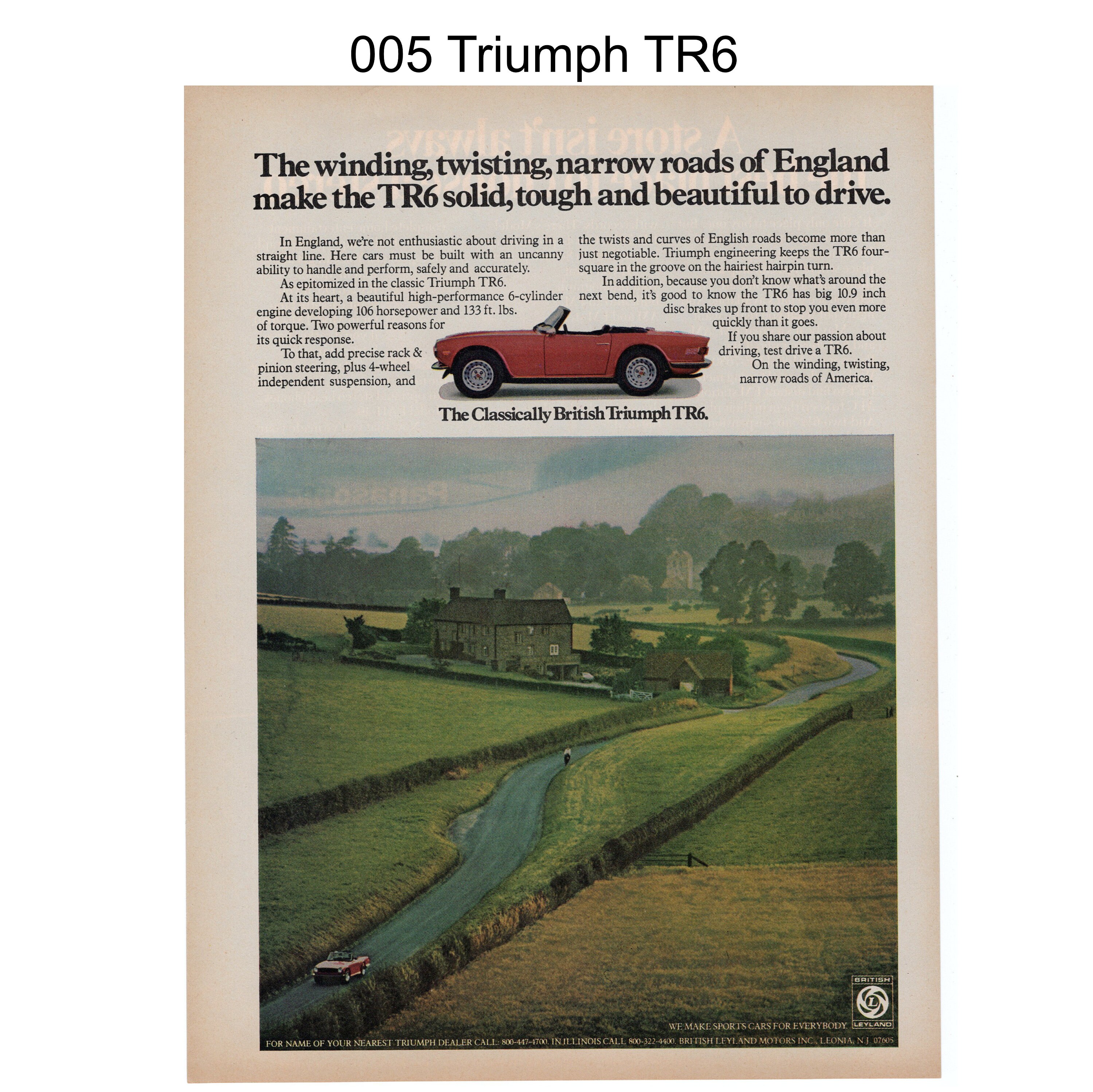 1970s British Leyland Ads | Vintage Magazine Ad | MGB, Triumph, Austin ...