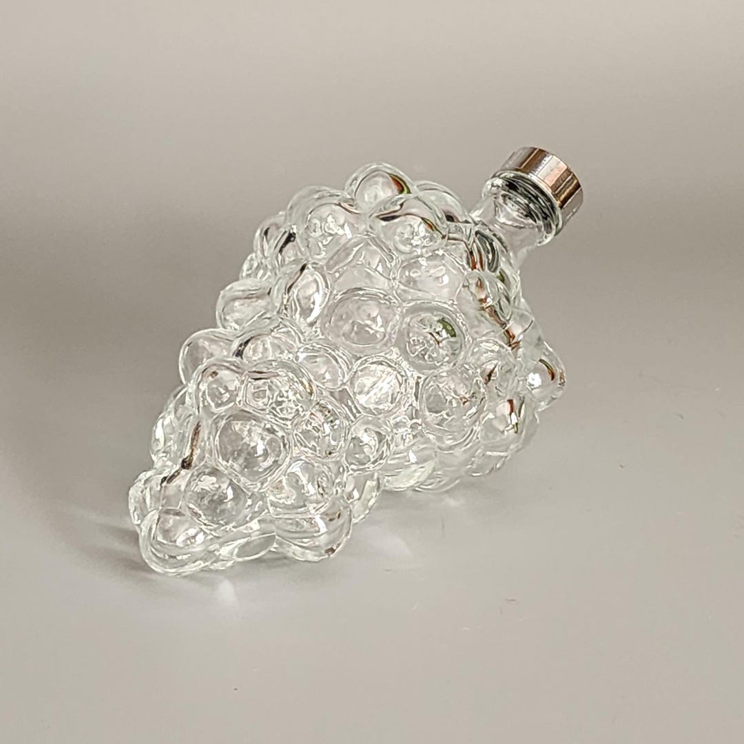 Vintage Grape Cluster Wine Decanter | Made in France | Flask | Small ...