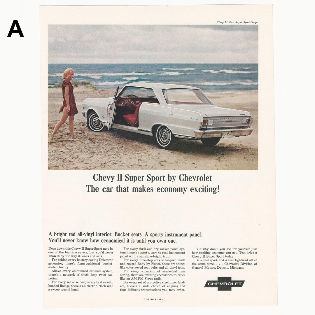 1950s–1960s Chevrolet Ads | Large Vintage Magazine Ads | Bel Air ...