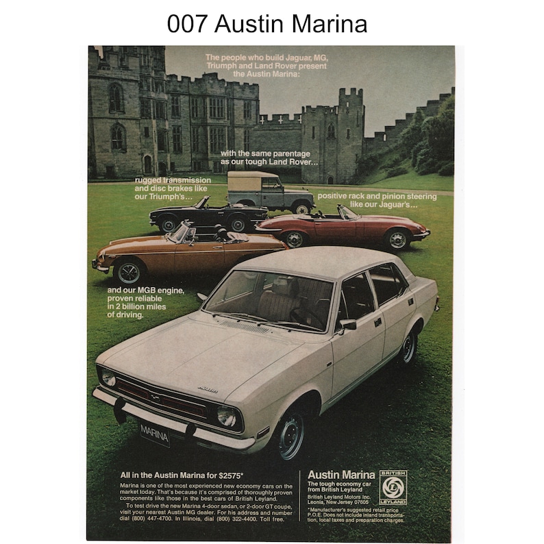 1970s British Leyland Ads | Vintage Magazine Ad | MGB, Triumph, Austin ...