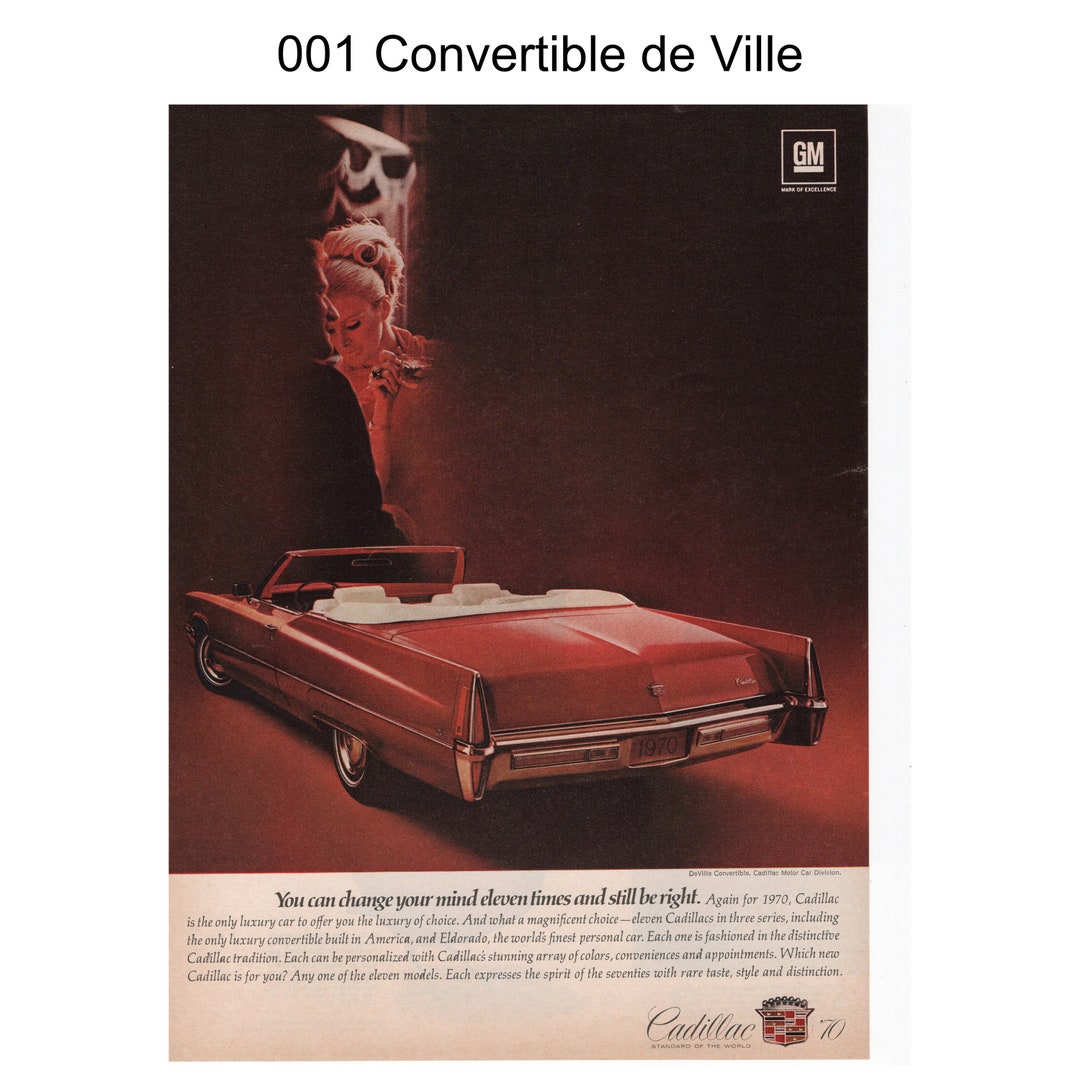 1970s Cadillac Advertisements | General Motors | Vintage Magazine Ads ...