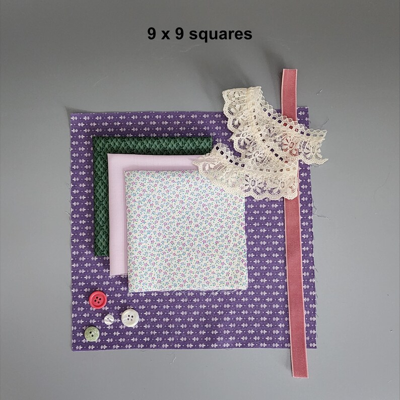 Timeless Florals Fabric & Trim Collection | Kit for Junk Journals or ...