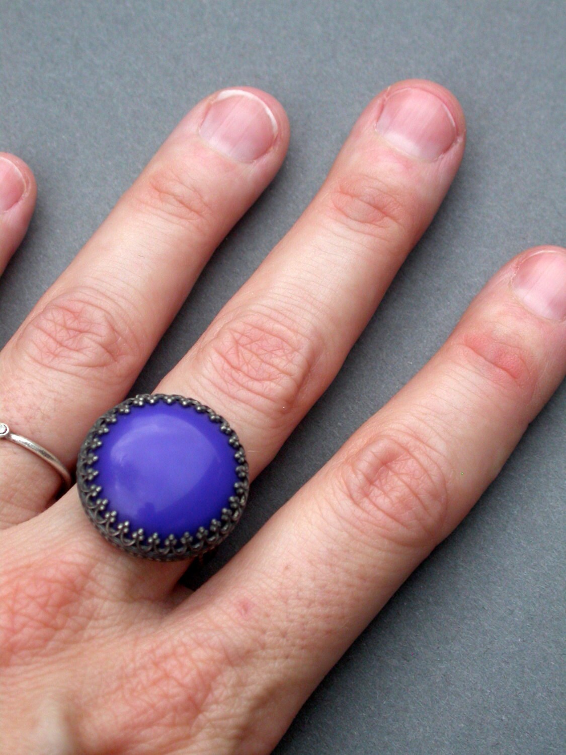 Lapis Blue Vintage Glass Filigree Cocktail Night on the Town - Etsy