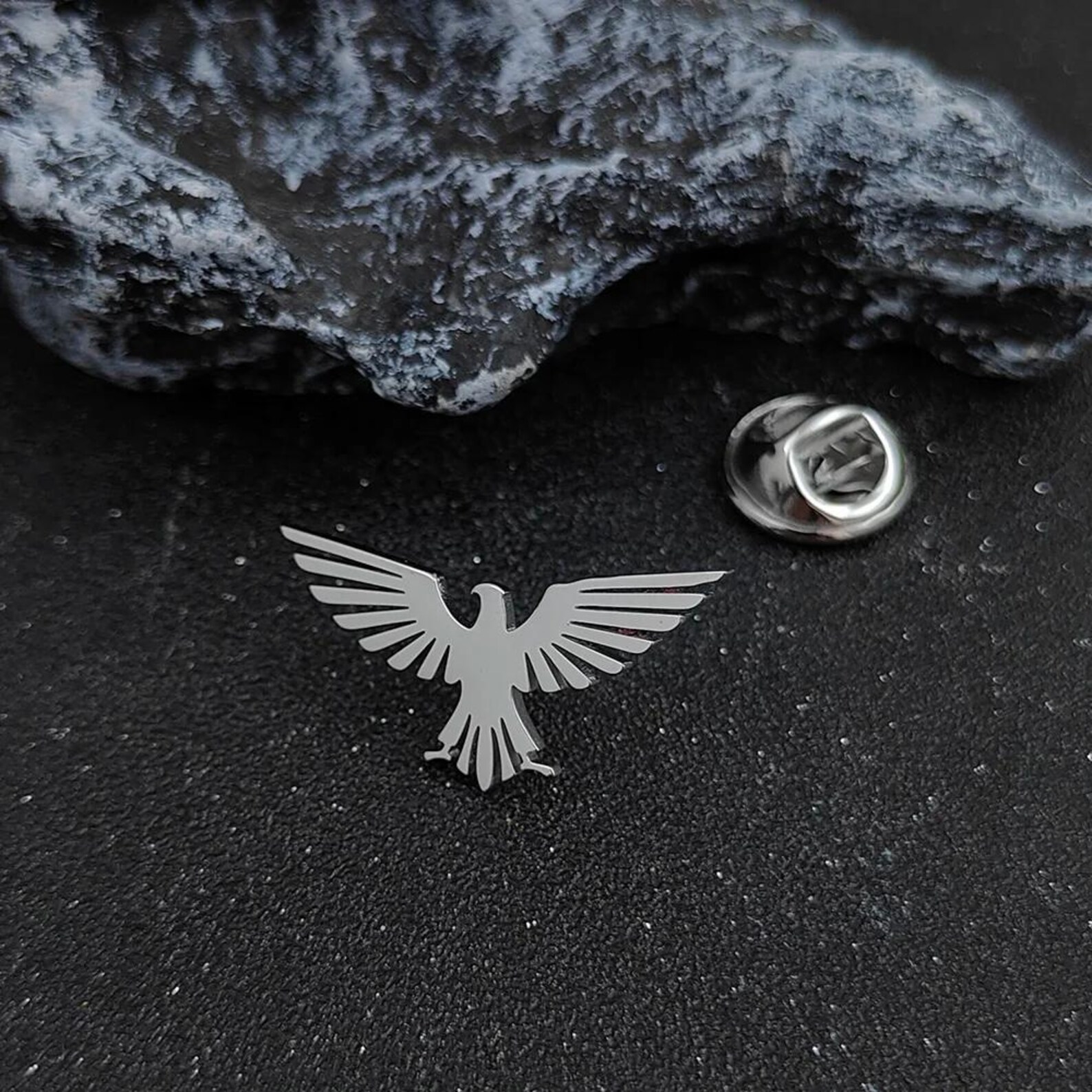 Eagle Brooch Pin for Men Women | Eagle Shape Brooch Pin Gold Silver Pin ...