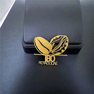 Custom Brooch Logo | Personalized Badge Pin Business Company Logo ...