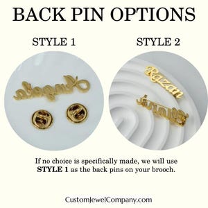 Custom Brooch Logo | Personalized Badge Pin Business Company Logo ...