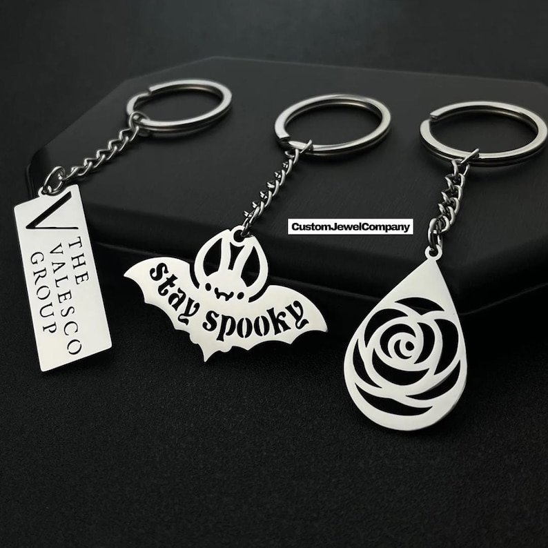 Custom Keychain Logo | Personalized Key Chain Ring Business Company ...