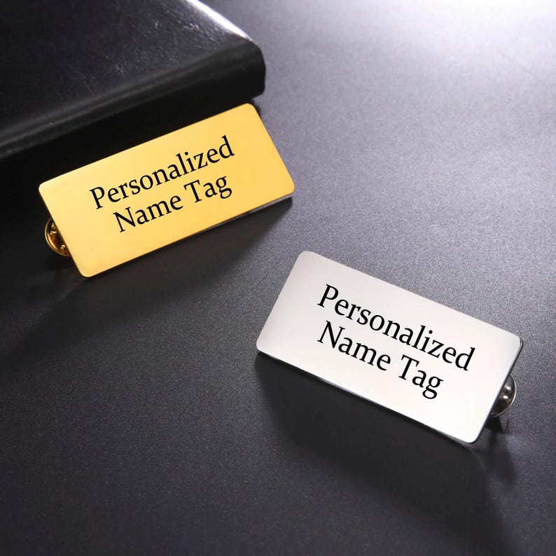 Custom Badge Tag, Custom Badge Plate, Custom Badge Letters Personalized ...