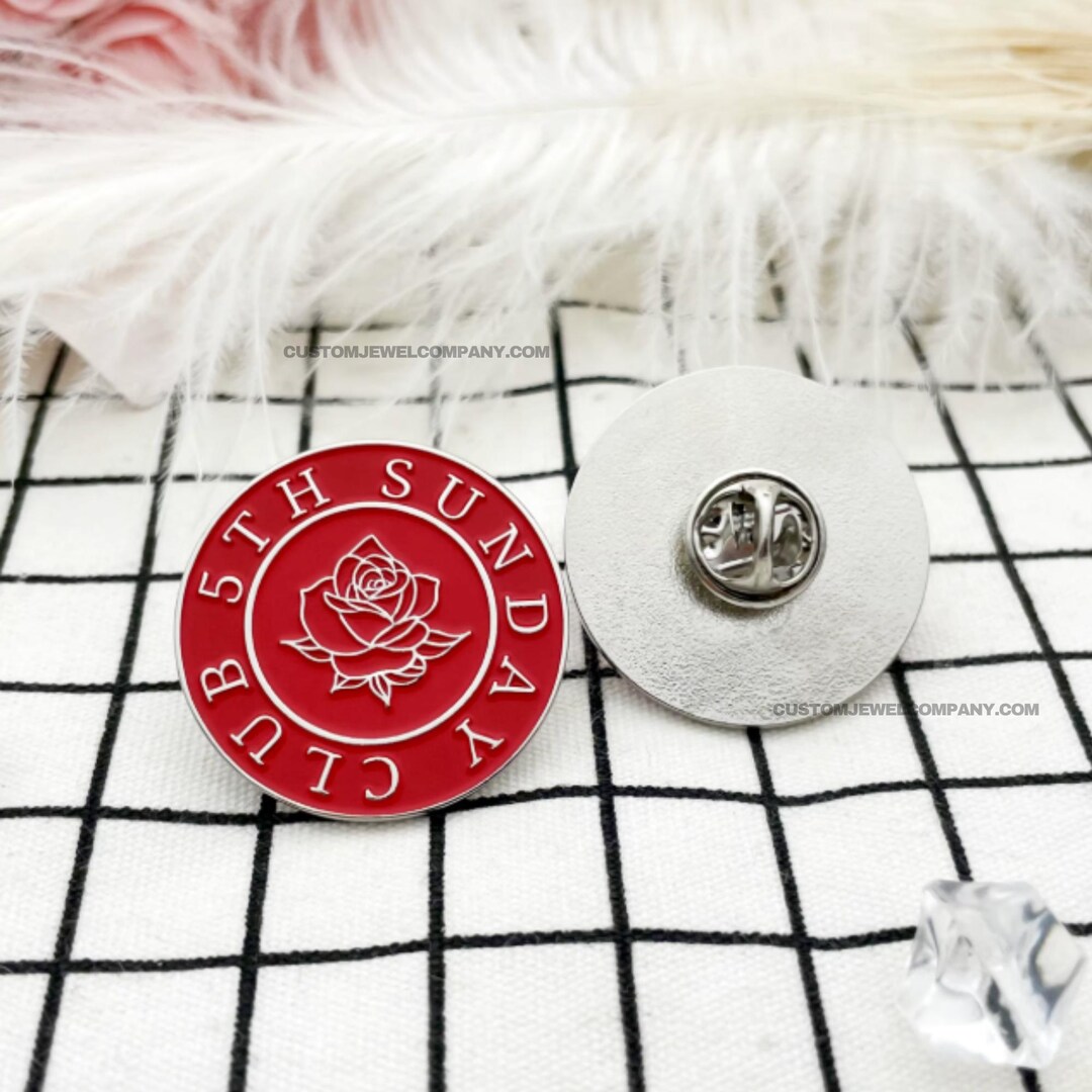 Custom Color Brooch Logo | Personalized Enamel Badge Pin Business ...