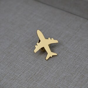 Airplane Brooch Pin, Lapel Pin for Pilot Airline Staff Cabin Crew, Gift ...