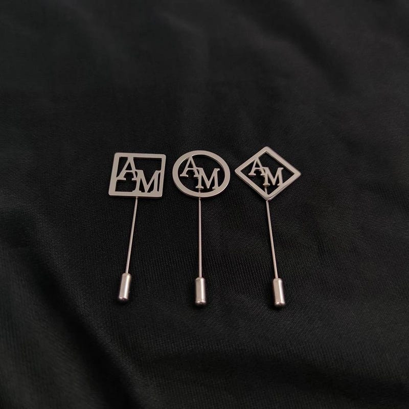 Monogrammed Pin - Etsy
