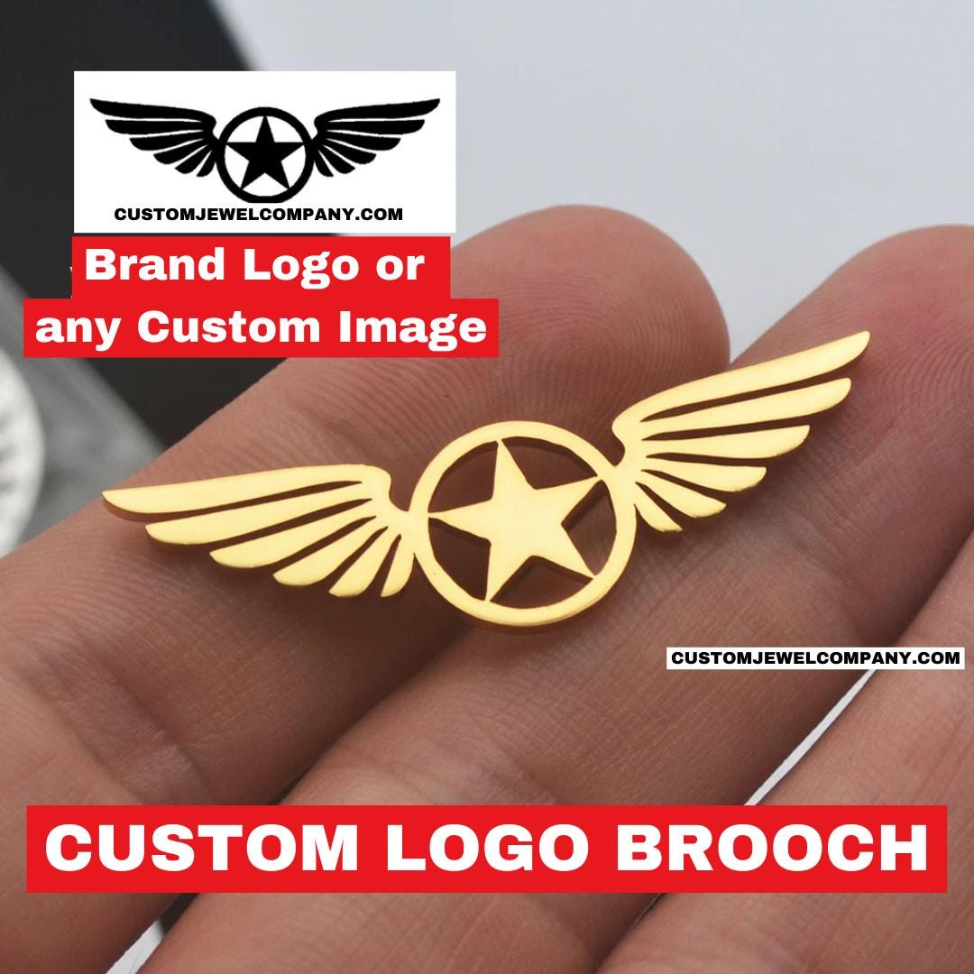 Custom Brand Logo Pins | Custom Lapel Pins for Company Logo | Custom ...