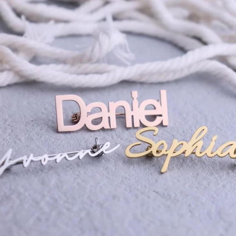 Name Pin - Etsy