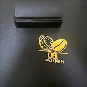 Custom Brooch Logo | Personalized Badge Pin Business Company Logo ...