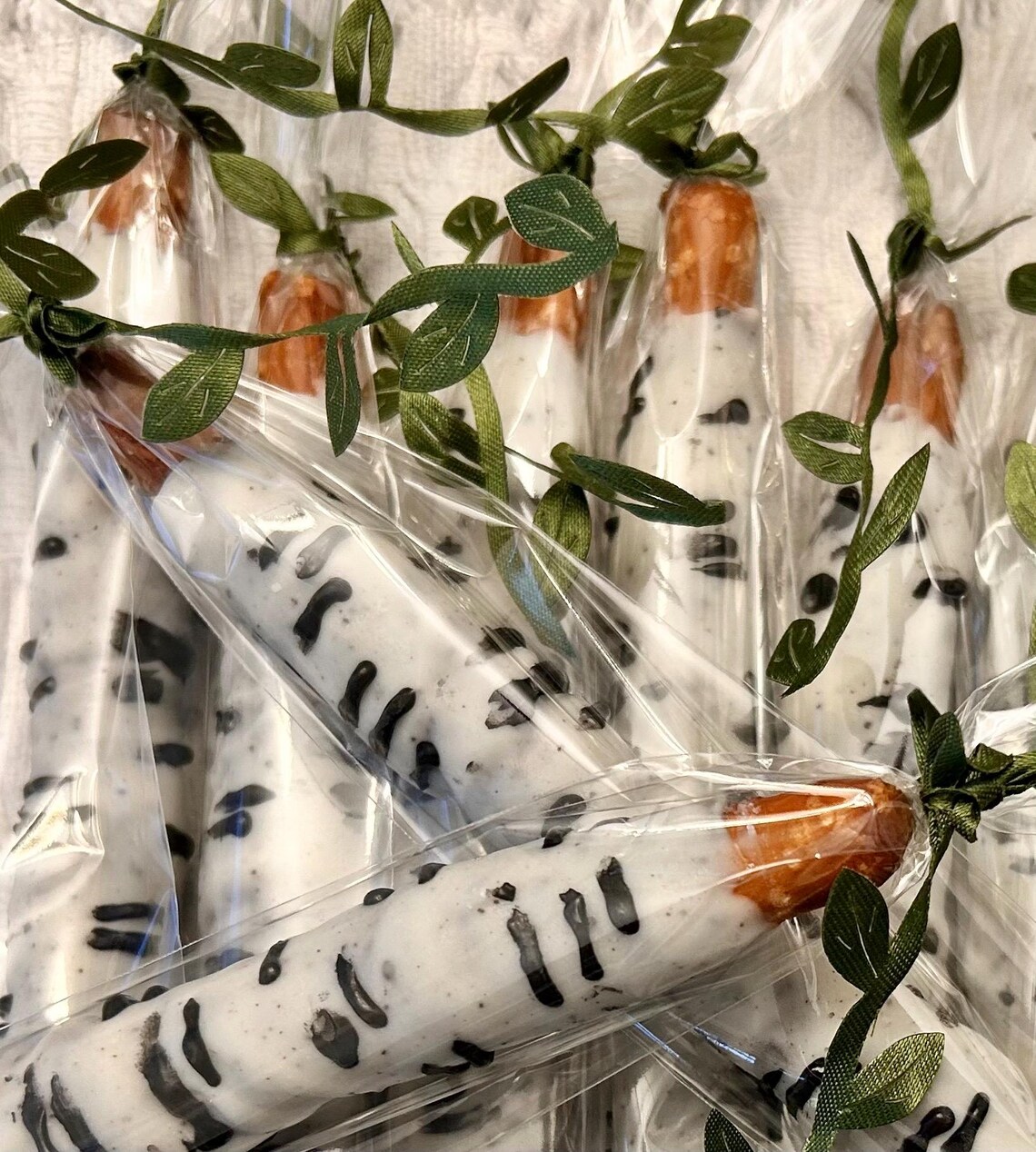 Cookies 'N Cream "birch Tree" Inspired Pretzel Rods (set of 12) - Etsy