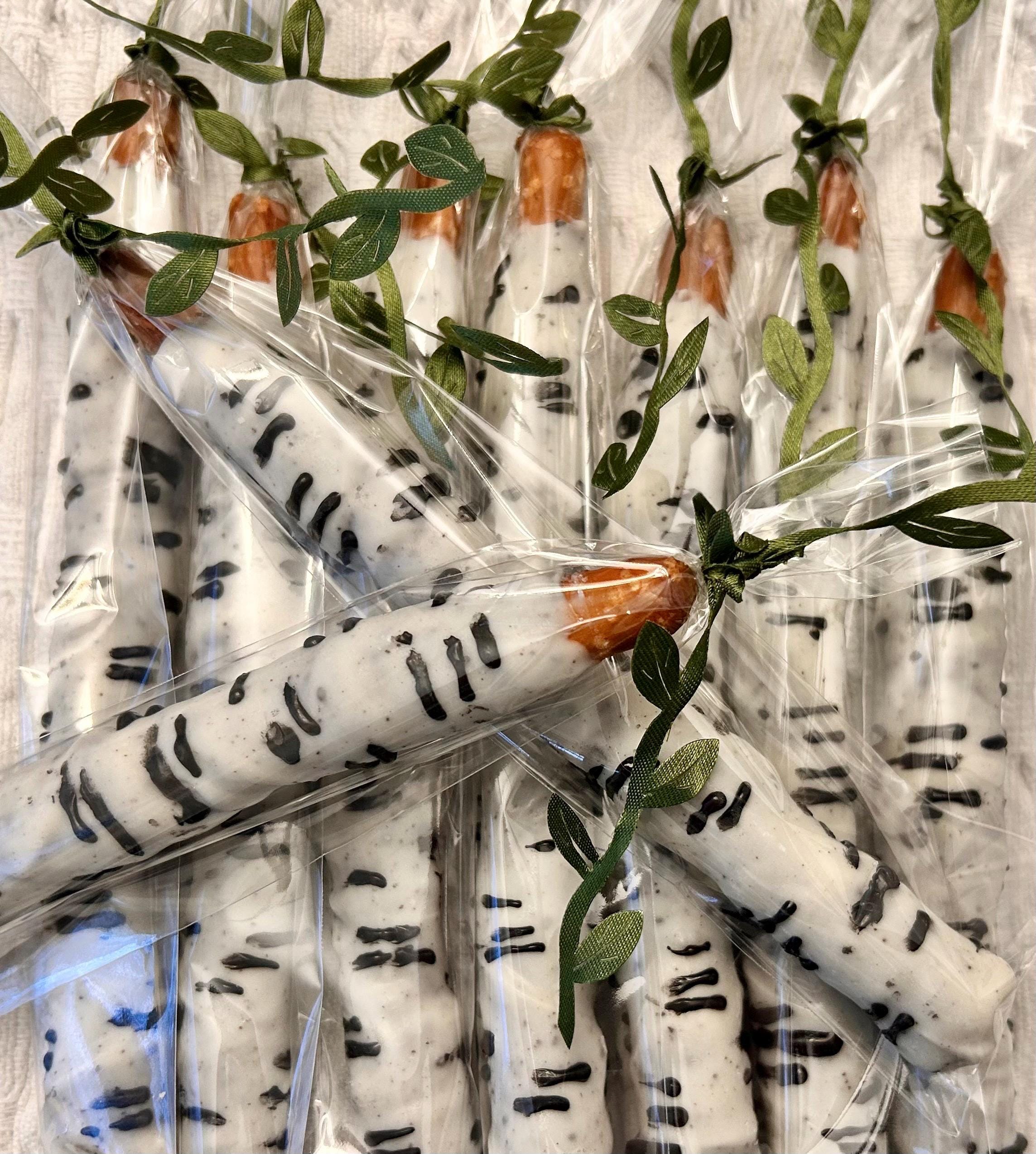 Cookies 'N Cream "birch Tree" Inspired Pretzel Rods (2 Dozen) - Etsy