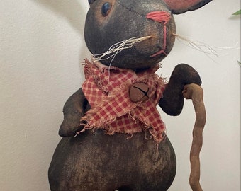 Handmade Primitive Rabbit (PREORDER) - Etsy