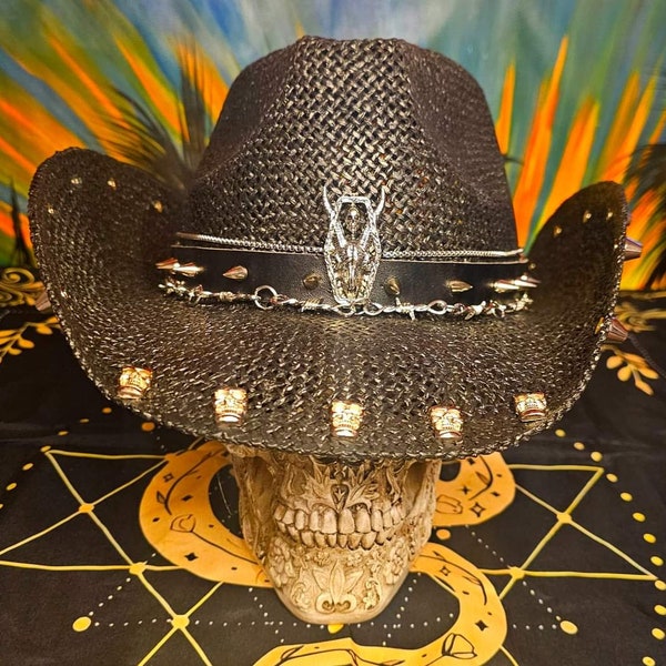 Rocker Punk Cowboy Hat - Etsy