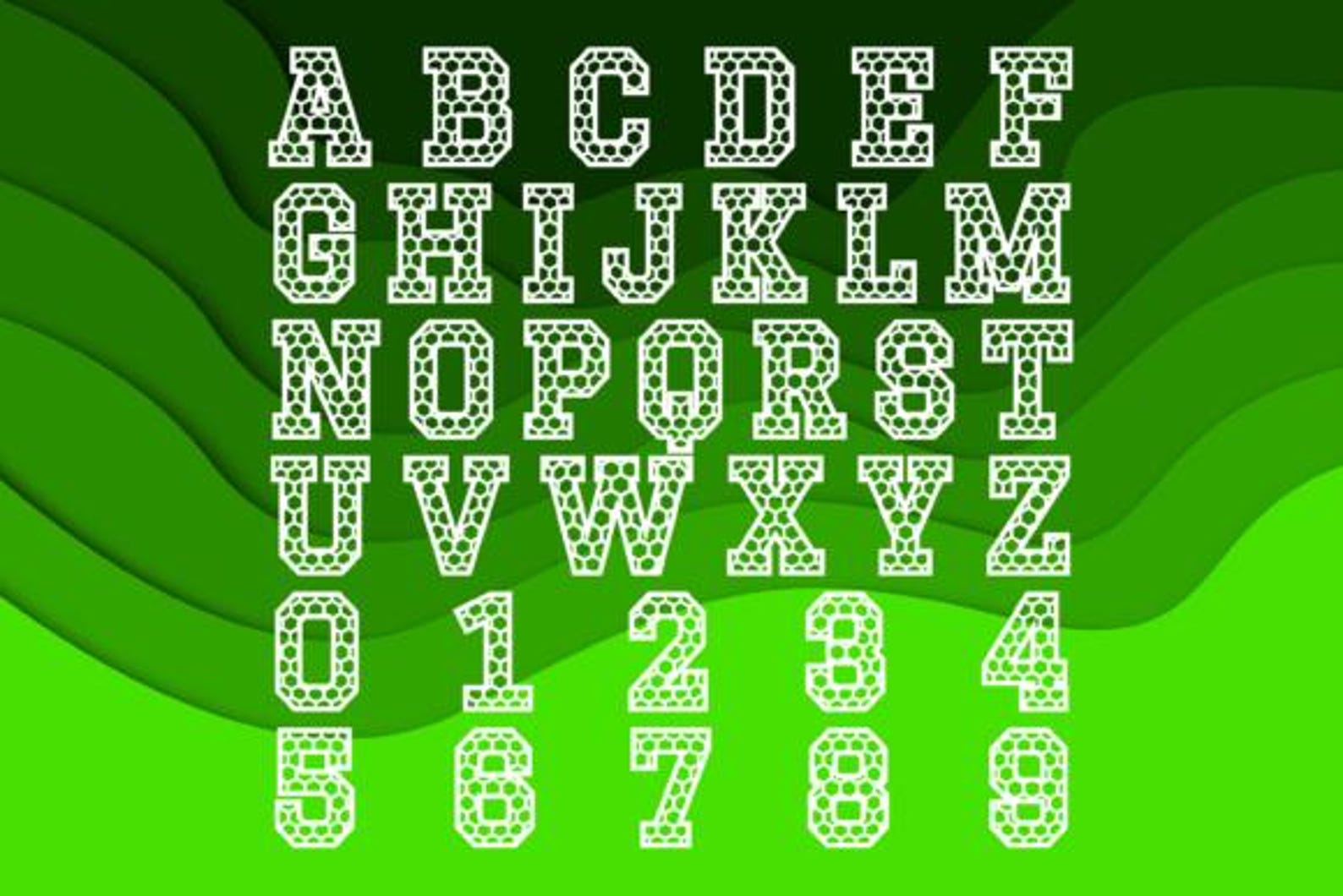 Golf Club Font, Decorative Font, Craft Font, Display Font, Silhouette ...