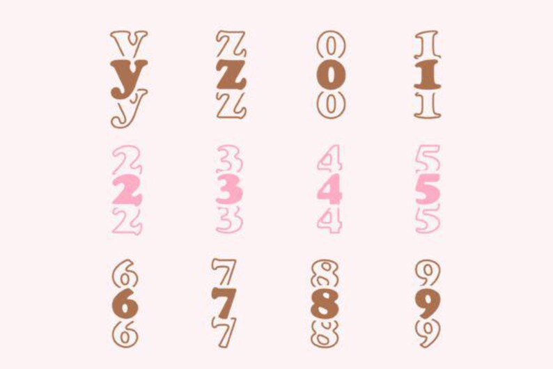 Triple Font, Handwritten, Stacked Font, Display, Silhouette, Bold ...