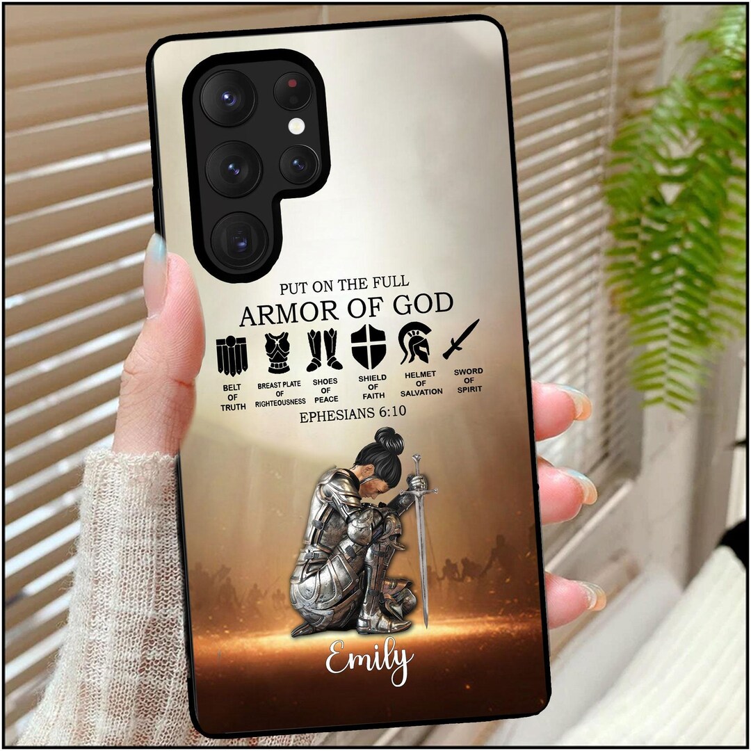 Put on the Full Armor of God Ephesians 6:10, Personalized Woman Warrior ...