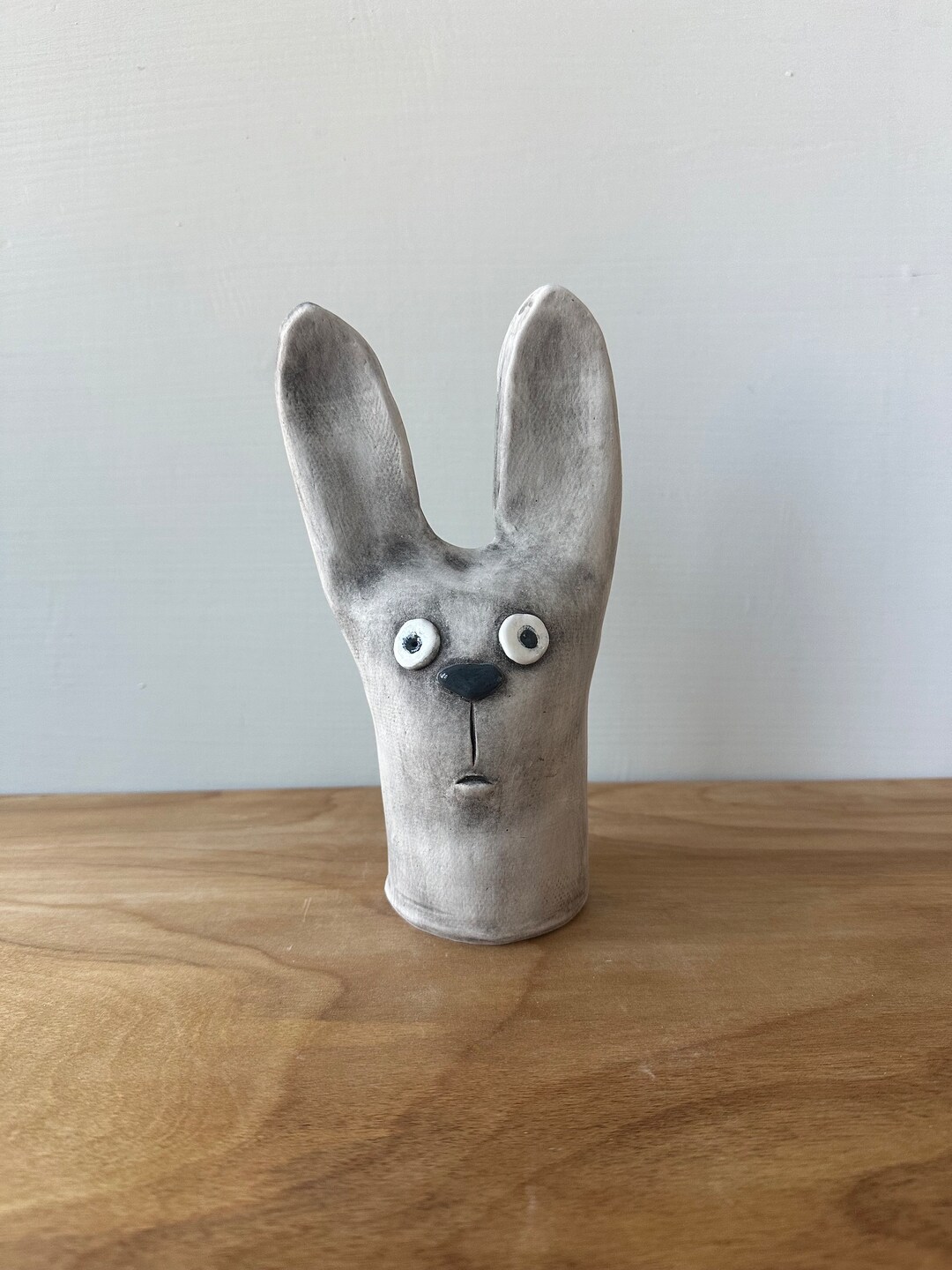 Ceramic Bunny Sculpture, Handmade Rabbit Sculpture, Ceramic Art - Etsy