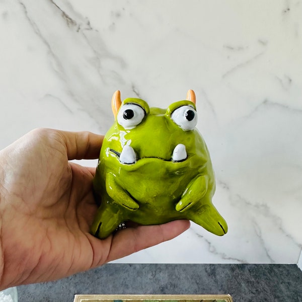 Ceramic Monster Figurines - Etsy