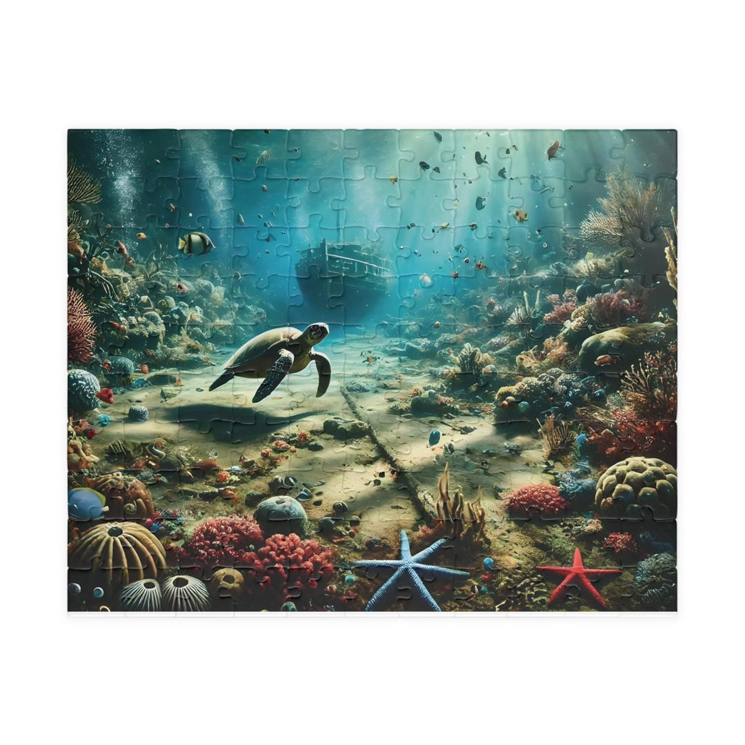 Sunken Treasures: Lost Shipwreck Puzzle - Etsy