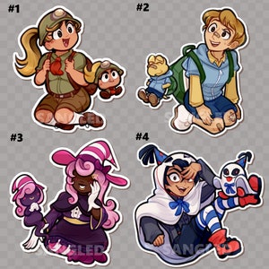 Paper Mario - Keychain/sticker/button Charms - Etsy