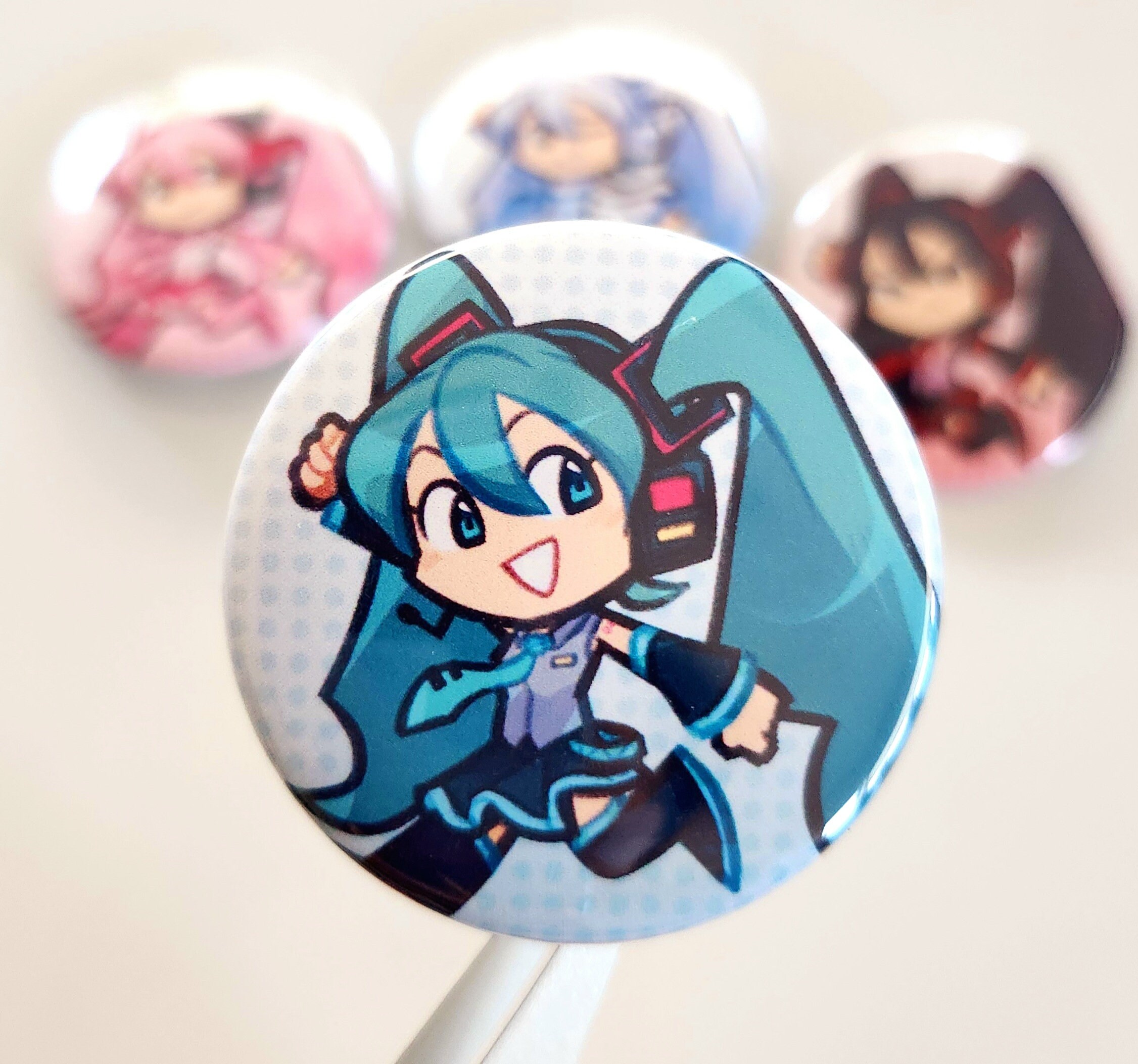 Hatsune Miku - Keychain/sticker/button Charms - Etsy