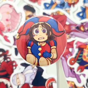 The Amazing Digital Circus - Sticker/button/keychain Charms - Etsy