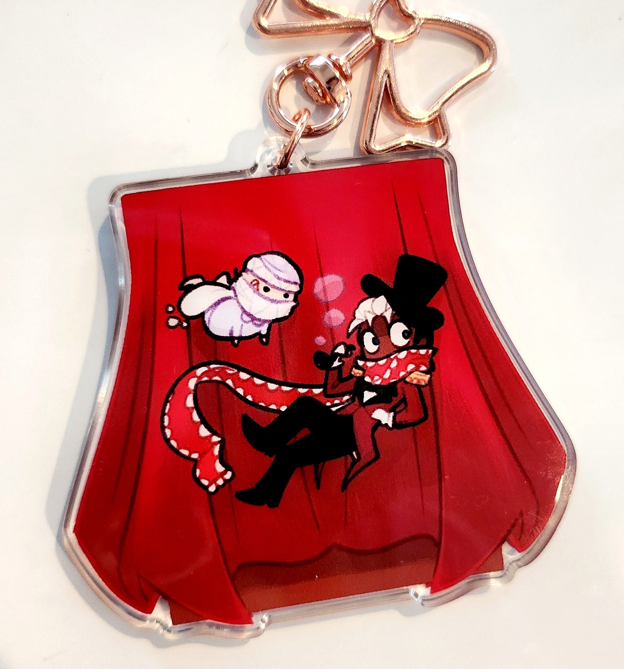 Lil' Digital Circus Shaker & Dangle Keychain/sticker Charms - Etsy