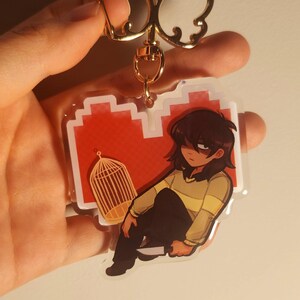 Undertale Yellow - Keychain/sticker/button Charms - Etsy