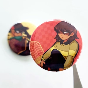Undertale Yellow - Keychain/sticker/button Charms - Etsy