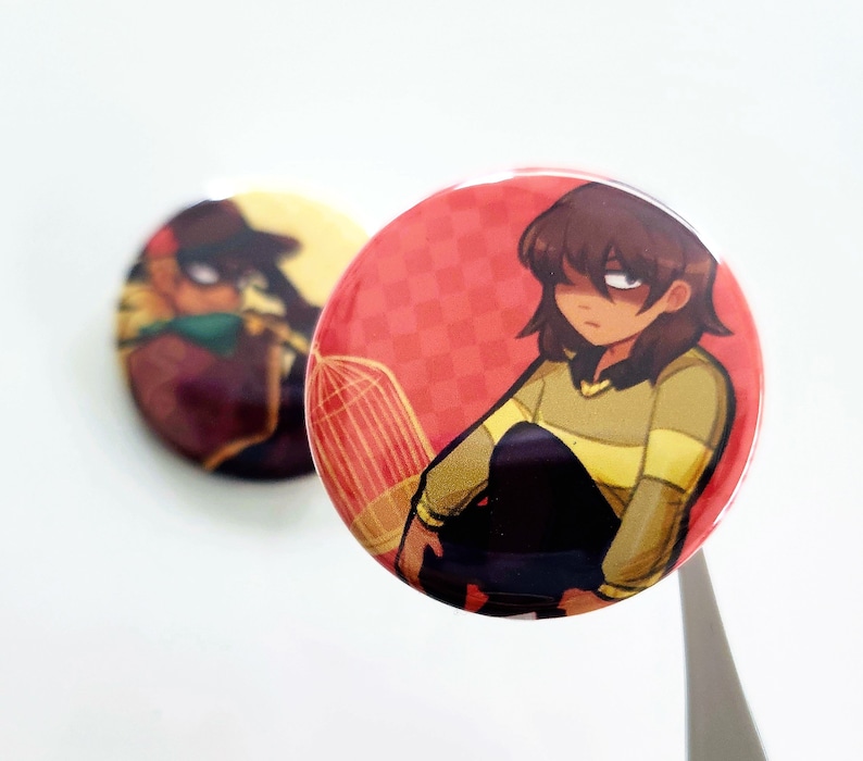 Undertale Yellow - Keychain/sticker/button Charms - Etsy