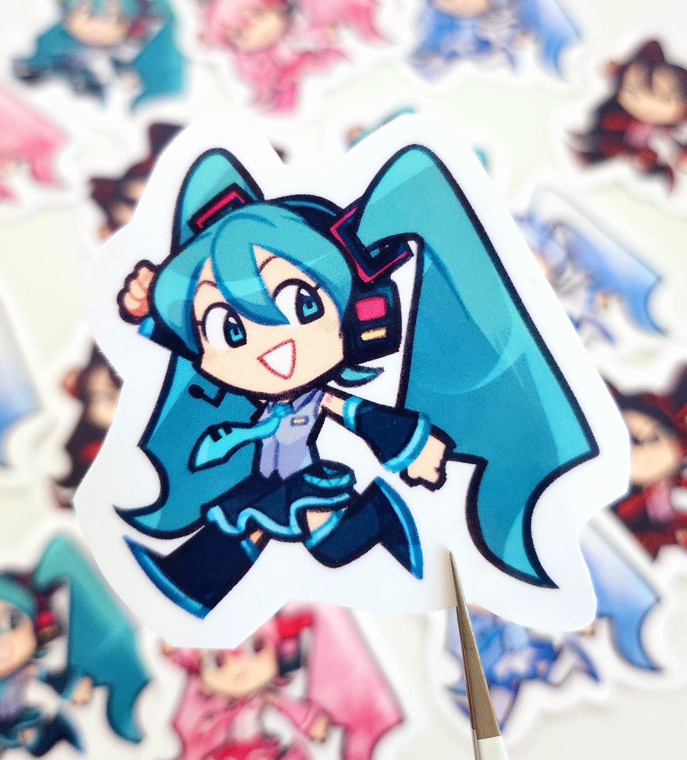 Hatsune Miku - Keychain/sticker/button Charms - Etsy